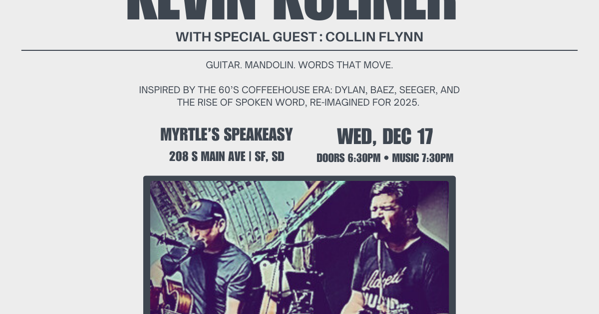 Kevin Koliner featuring Collin Flynn | Experience Sioux Falls